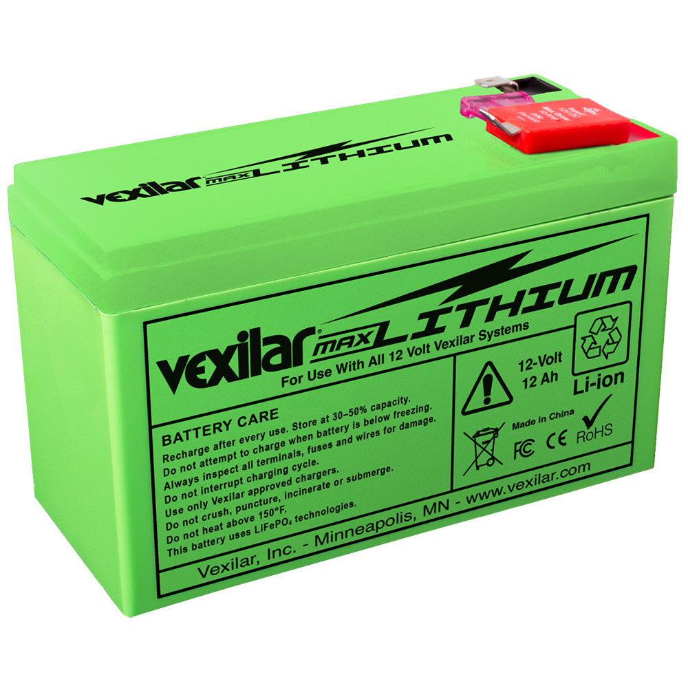 Vexilar 12V 12 AH Max Lithium Battery V200L – TrestleThorn